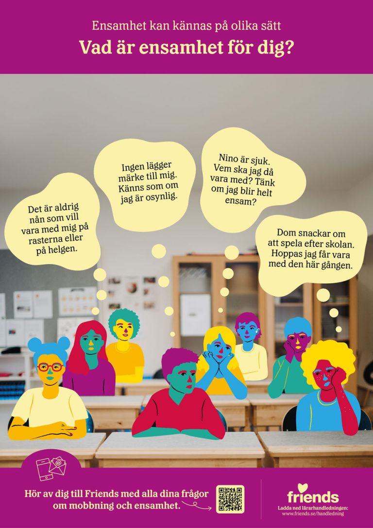 Affischer: Ofrivillig ensamhet | Friends